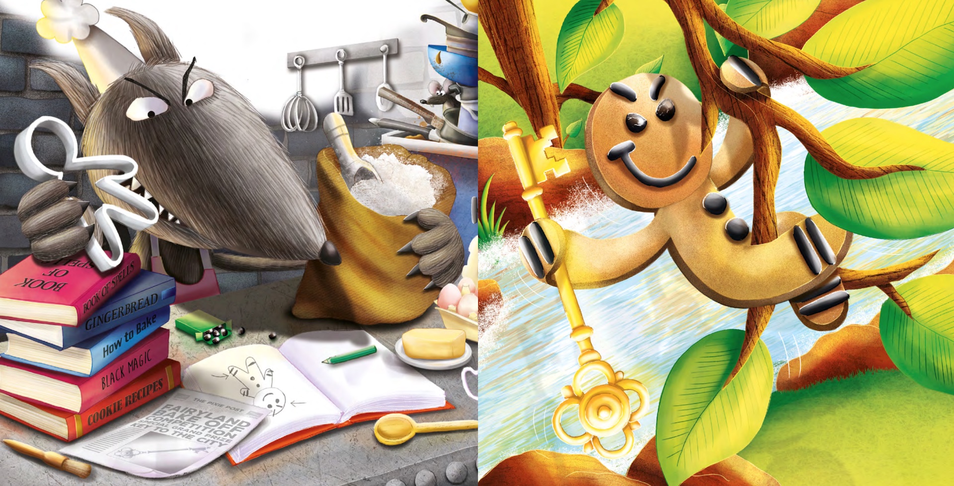 The Three Little Superpigs and The Gingerbread Man - Fourth Wall