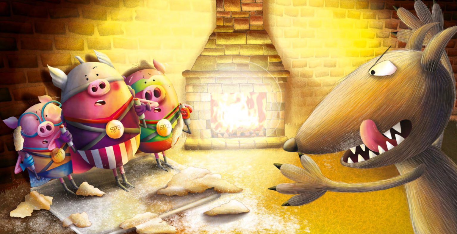 The Three Little Superpigs - Fourth Wall